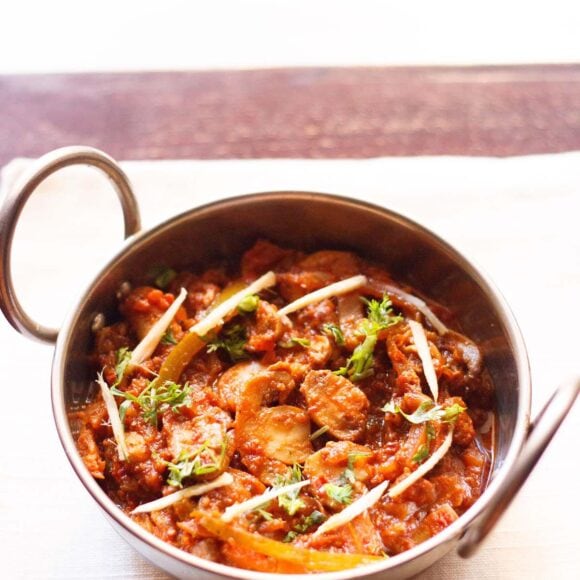 Mushroom Masala Recipe (Punjabi Mushroom Curry) - Dassana’s Veg Recipes