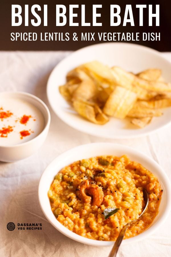 Bisi Bele Bath Recipe (Karnataka Style) » Dassana's Veg Recipes
