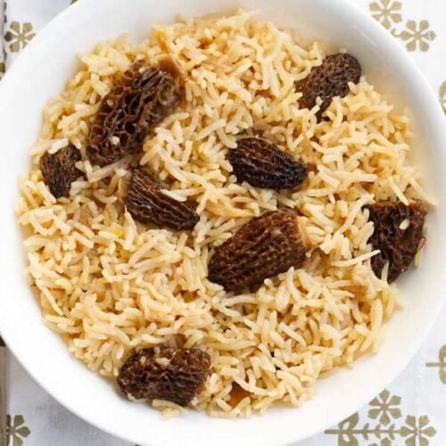 Gucchi Mushroom (Morel Mushroom) – About & Pulao Recipe